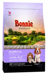 Купить Bonnie, Сухой корм для для щенков с ягненком и рисом, 2500 г по ...