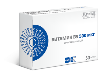Купить Supreme Pharmatech, Липосомальный витамин B9, капсулы, 30 шт. по ...