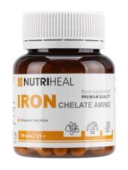 Купить NUTRIHEAL, Железо хелатное амино, капсулы, 60 шт. по цене 600 ...