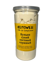 Купить Ketowell, Бульон сухой костный куриный, 125 г по цене 520 ₽ в ...